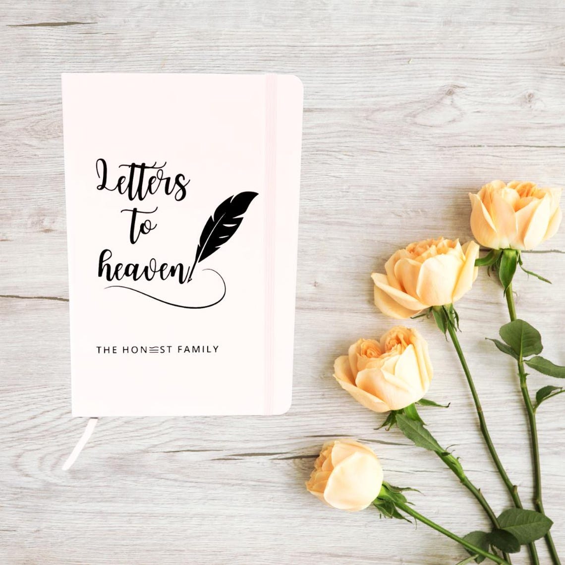 Letters to Heaven - Grief - Lined Notebook- - Journal - A5- the Honest ...