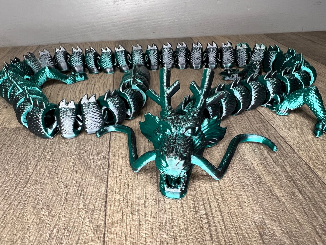 Extra Large Dragon Flexi Toy Animal Fidget Toy Shenron, Dragon Ball Z ...