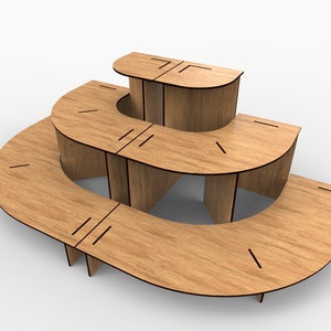 Laser Cut Display Stand Svg Files, Retail Stand ,portable Store Display ...