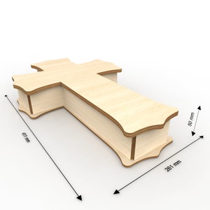 Cross Box Svg Laser Cut Files | Jesus Cross Box for Baptism | First ...