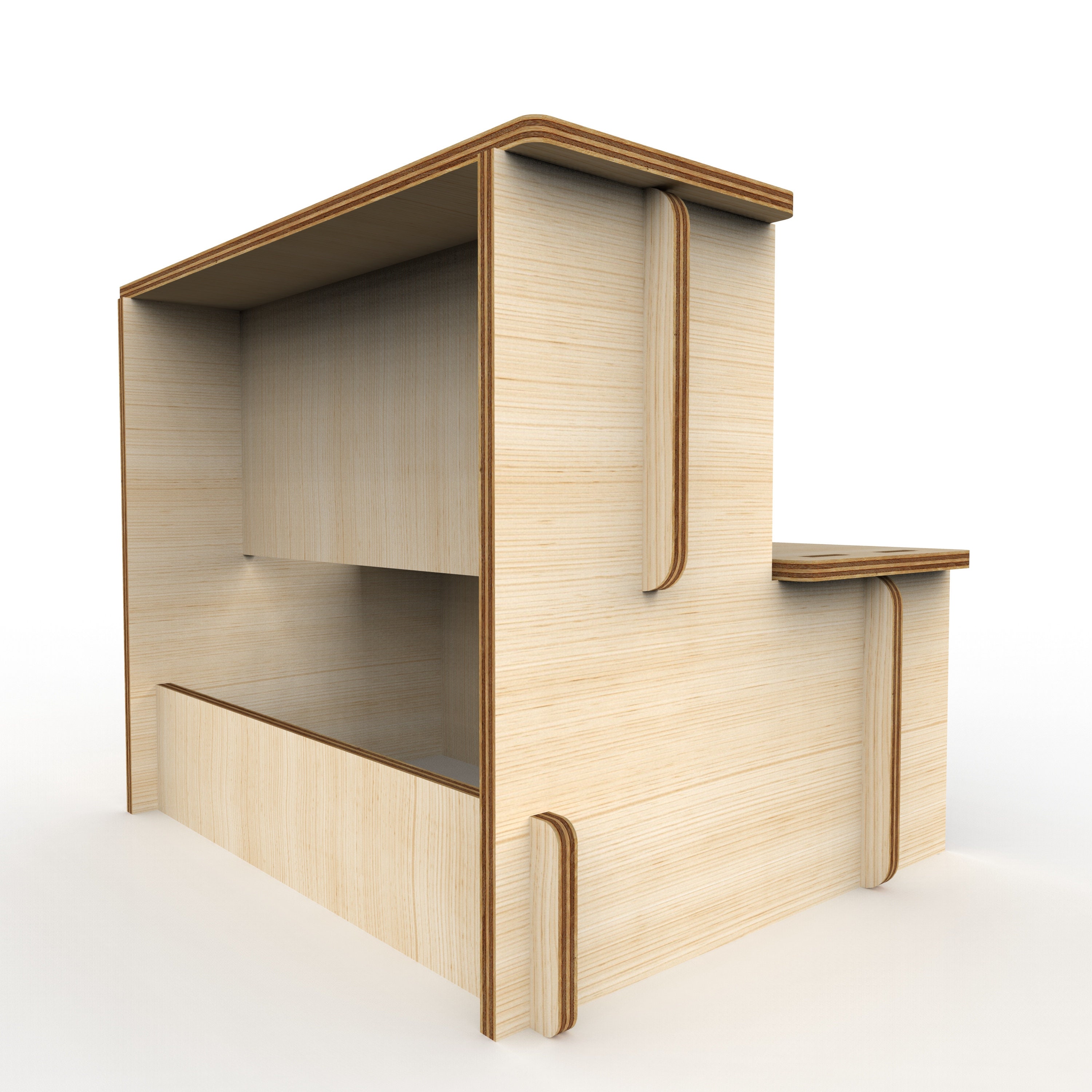 Tiered Retail Display SVG, Laser Cut Shelf for Craft Show & Market ...
