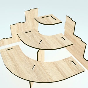 Laser Cut Display Stand Svg Files, Retail Stand ,portable Store Display, SVG Files for Laser ...