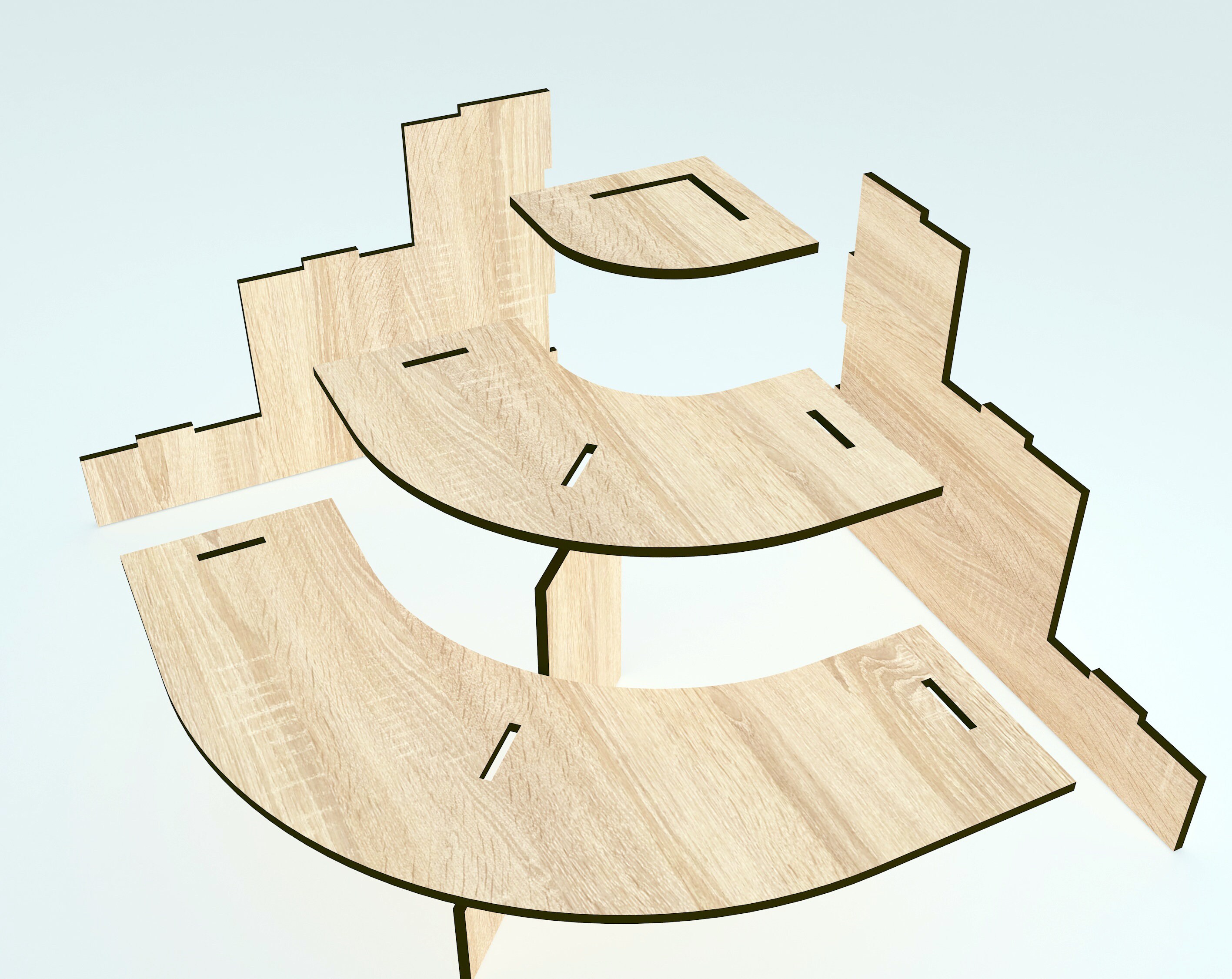 Laser Cut Display Stand Svg Files Retail Stand portable - Etsy Canada