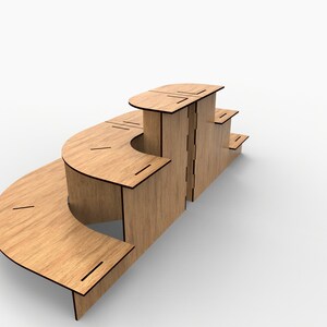 Laser Cut Display Stand Svg Files, Retail Stand ,portable Store Display ...