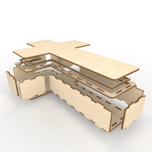 Cross Box Svg Laser Cut Files | Jesus Cross Box for Baptism | First ...