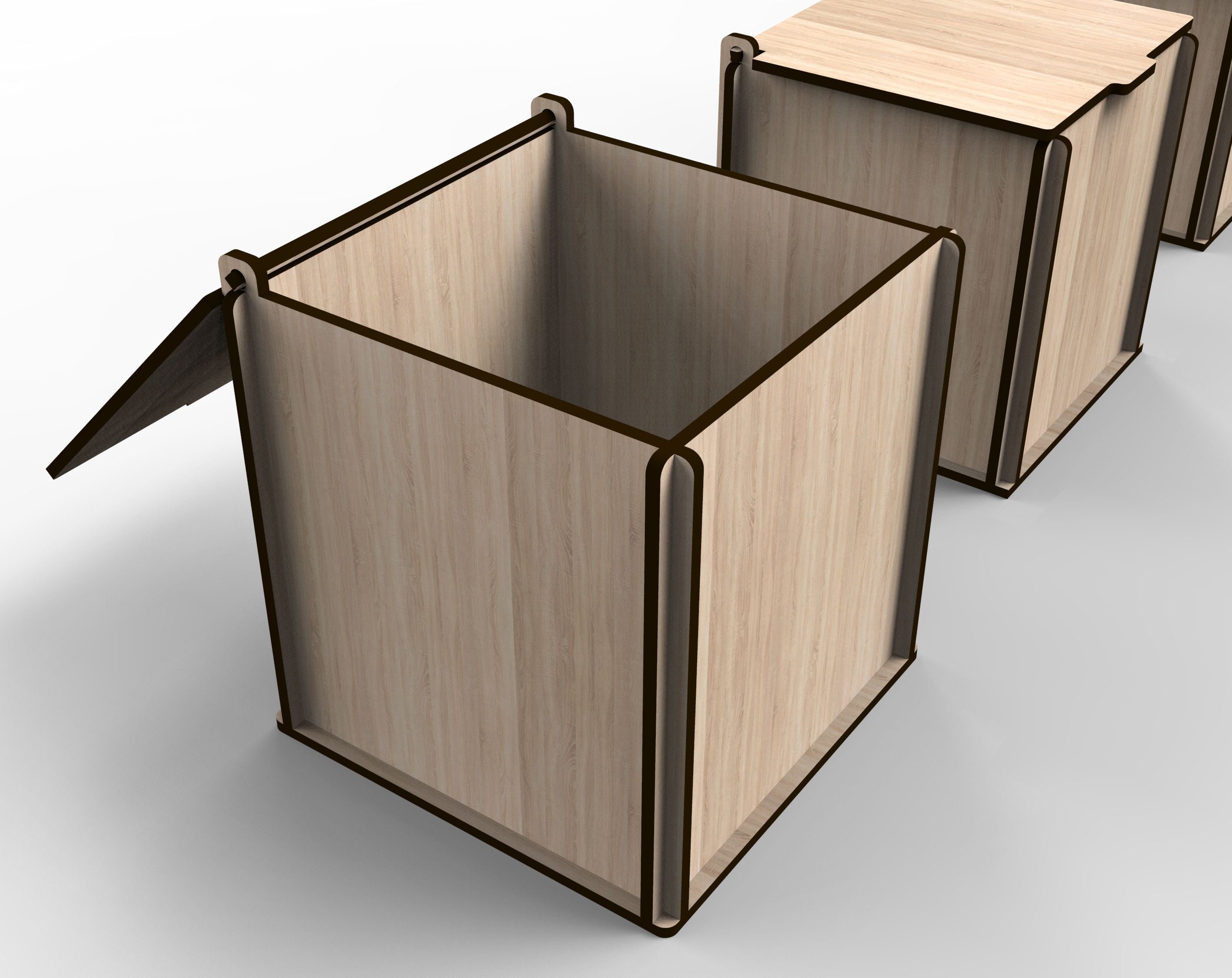 Laser Cut Box File SVG 5 Different Size Decorative Gift Box - Etsy