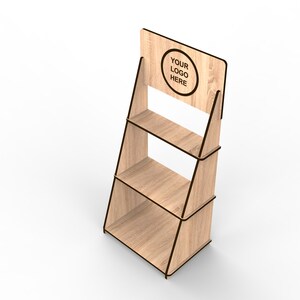 Laser Cut Display Stand Svg Files,3 Shelves Display Stand Svg Files ...