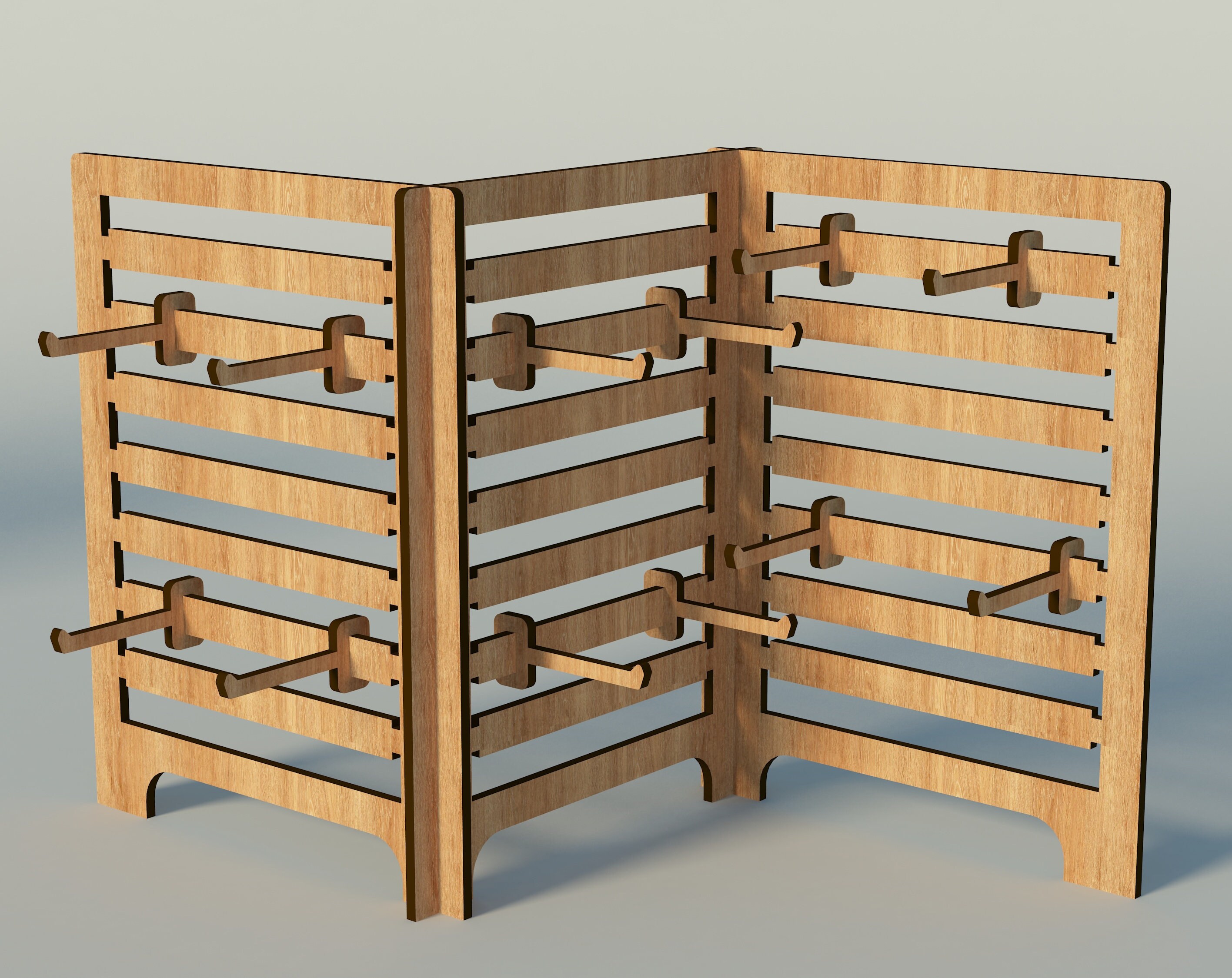 Jewelry Display Stand Laser Cut Files Keychains Display Stand - Etsy ...