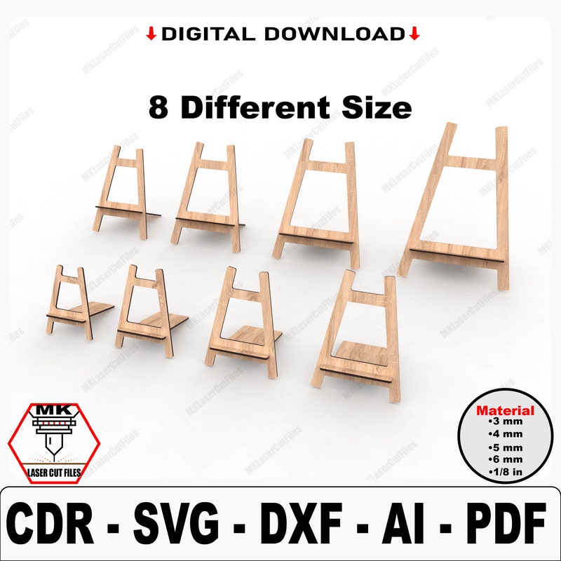 Cnc Easel Files for Wood - Etsy UK