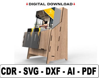 A5 Flyer Stand With Business Cards DIGITAL FILE PACK - Etsy