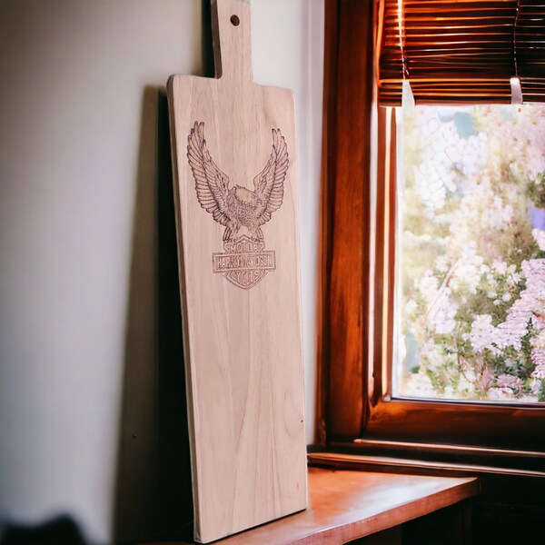 Wood Harley Davidson Cutting Board - Etsy