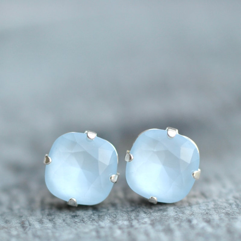 Ice Blue Earrings - Etsy