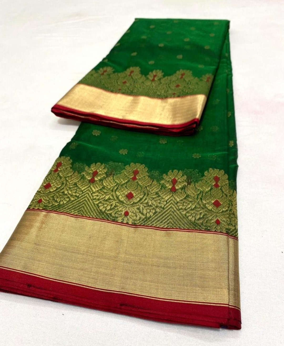 Traditional Handloom Hand Work Saree - Etsy