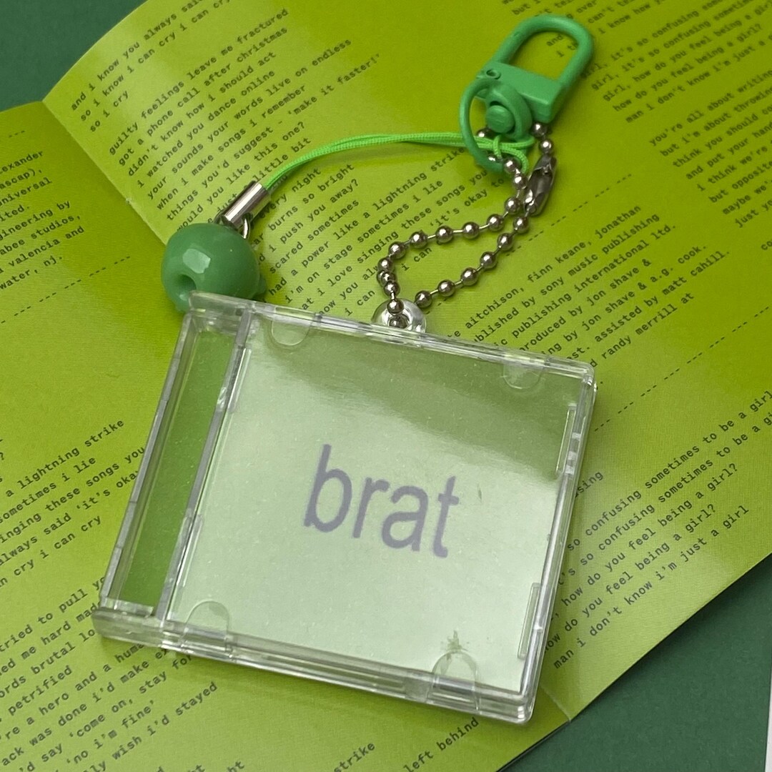 PREORDER Brat Charli Xcx Themed Green Mini Cd Album Apple Charm ...