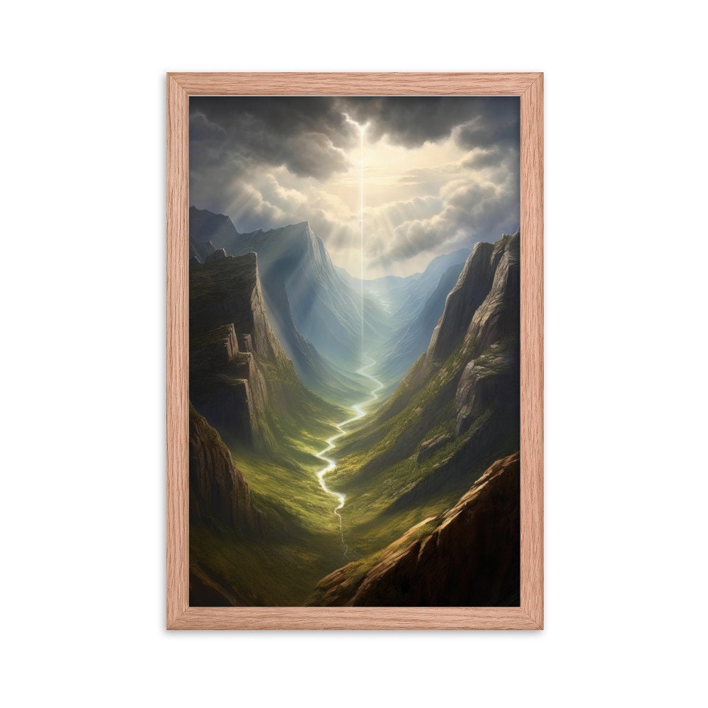 Valley of Creation - Instant Download - Printable Art Picture/poster of ...