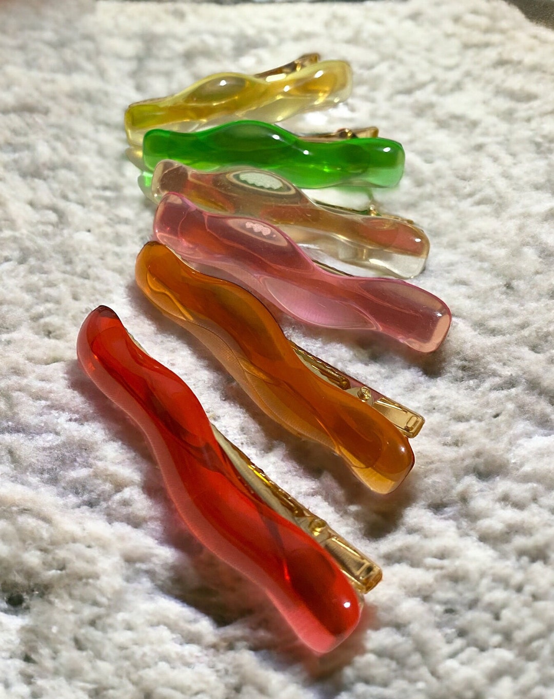 Set of 2/6cm-wavy Hair Clip/colourful Hair Clip/hair Clips for Woman ...