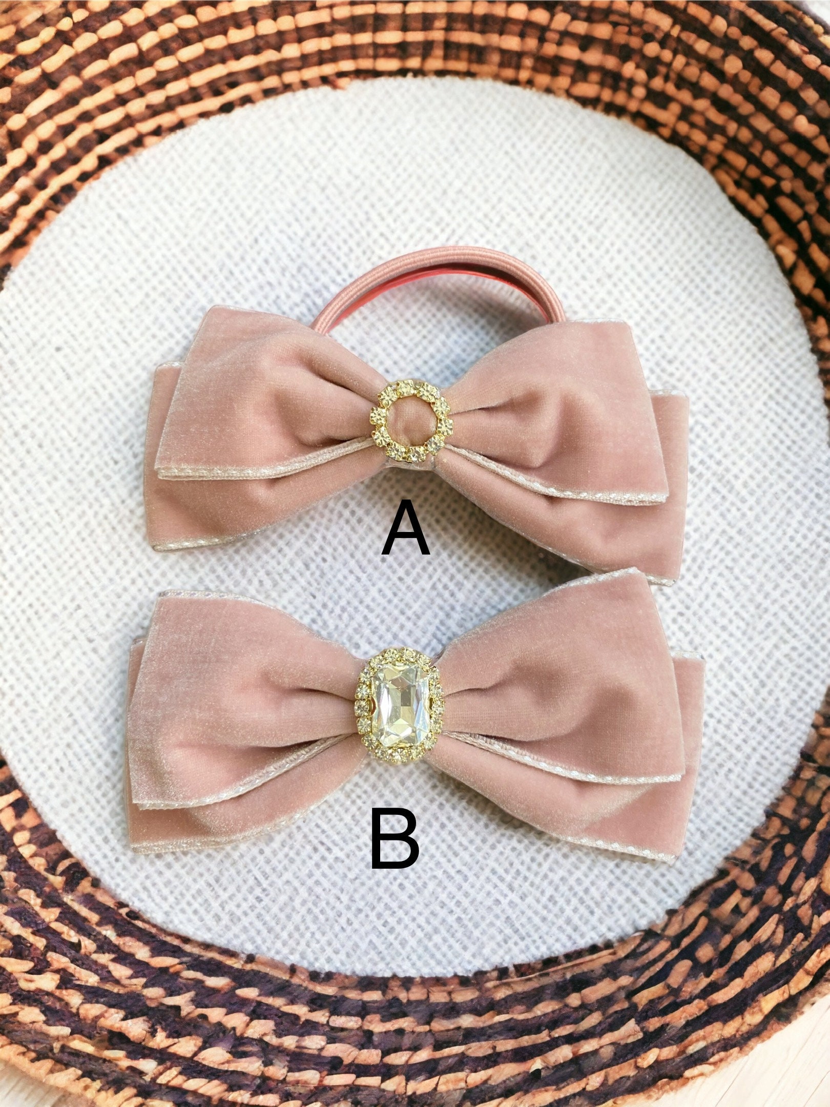 Large Navy Blue and Baby Pink Hair Bow/classic Hair Bow/hair ...