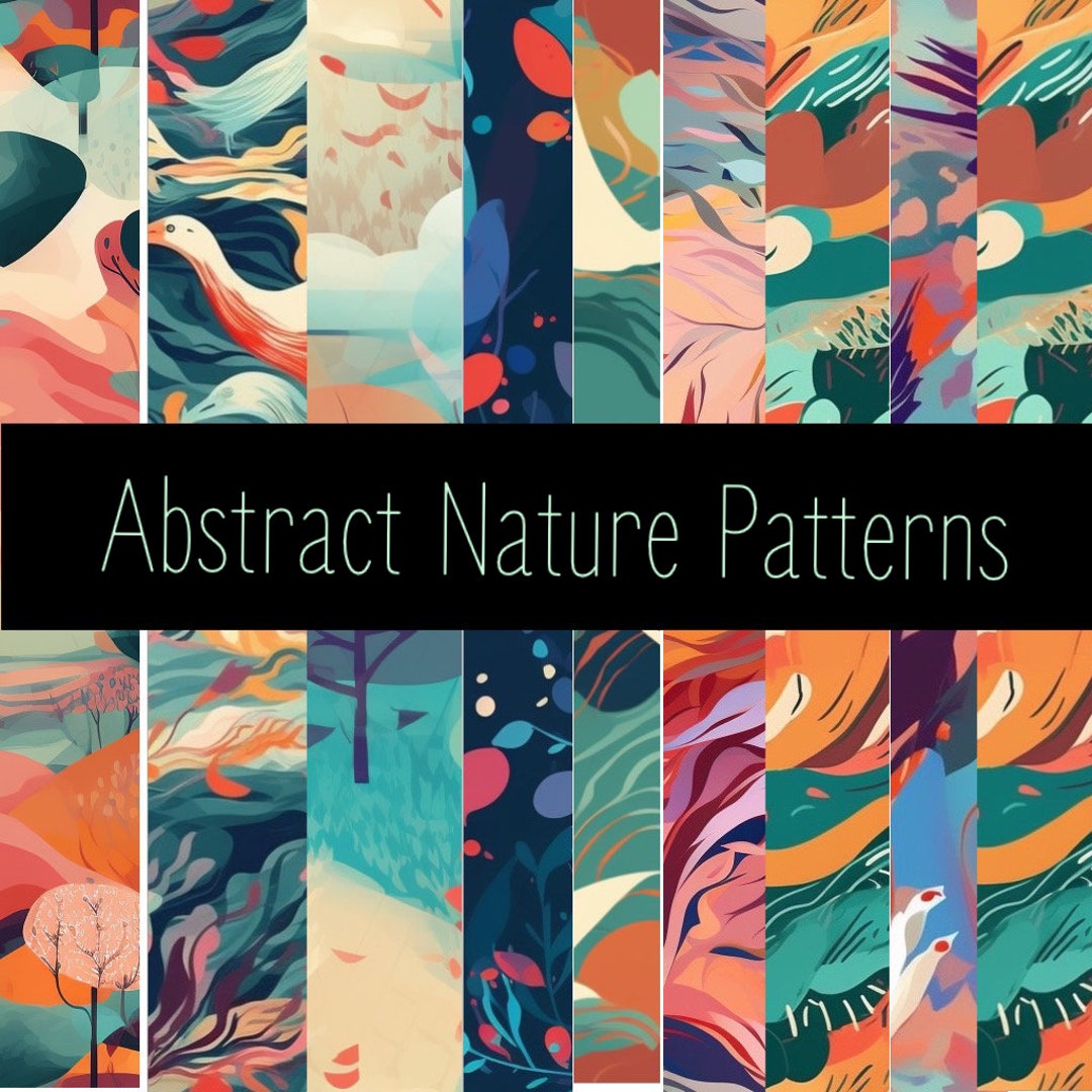 Abstract Nature Patterns - Etsy
