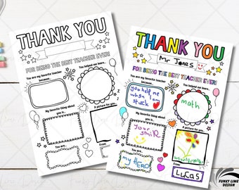 Teacher Appreciation Printable, Teacher Appreciation Week Gift, Thank ...