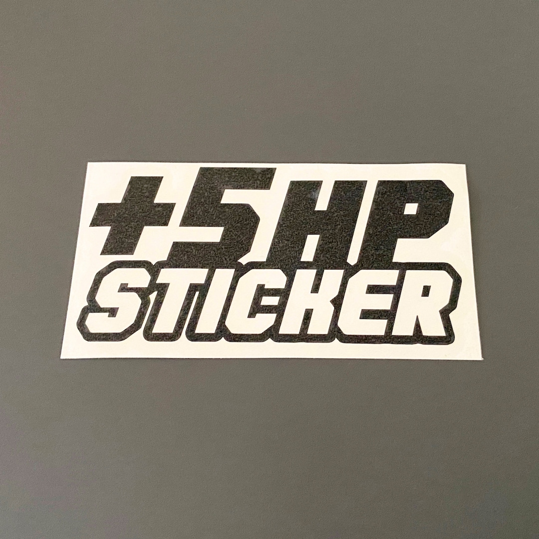 5 Horsepower Sticker Die Cut Vinyl Sticker Multiple Colours and Sizes ...
