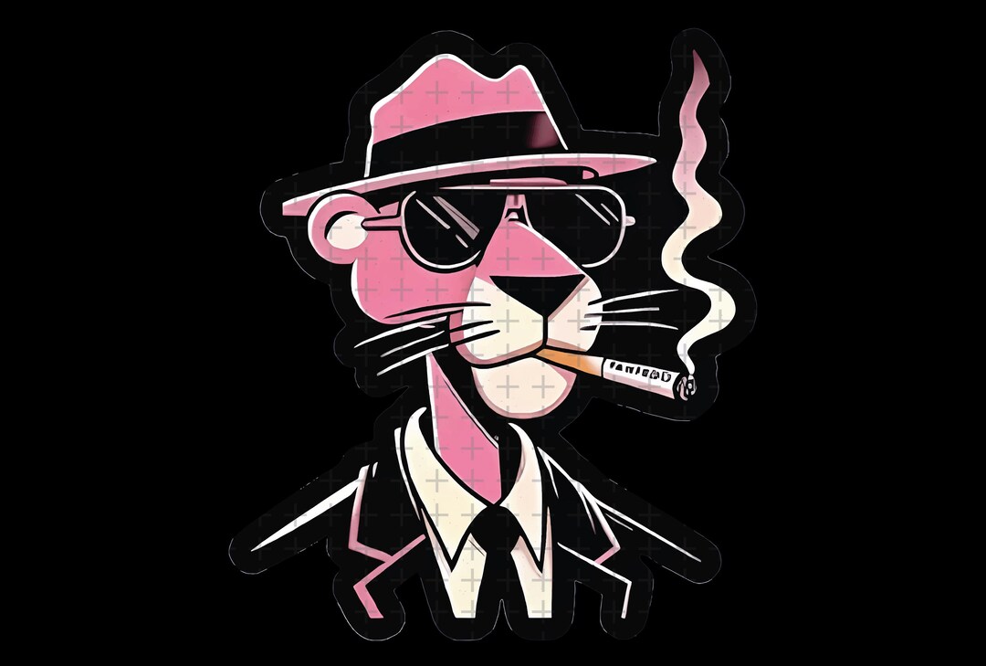 Pink Panther PNG, Svg, Jpg, Pdf, Graffiti Pop Art, Urban Cartoon Design ...