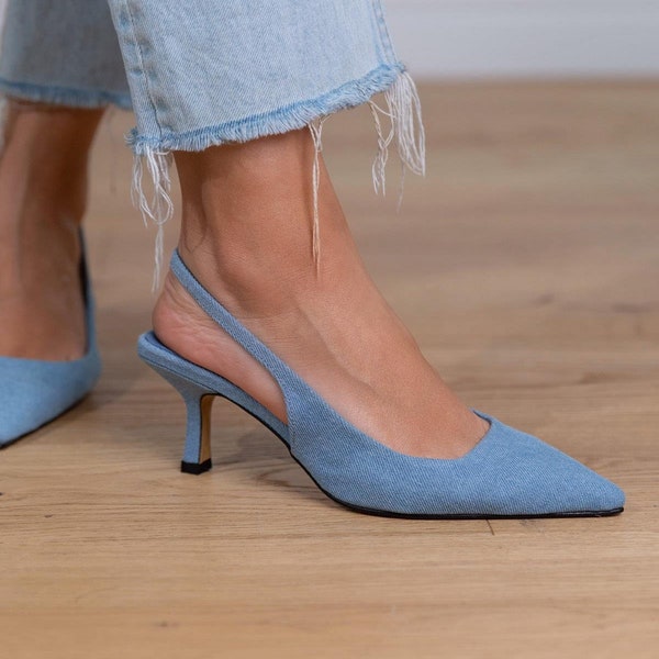 Denim Shoes - Etsy