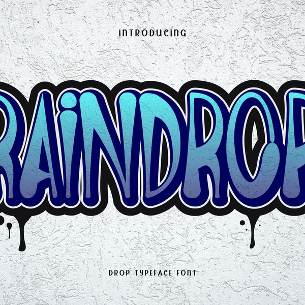 Dripping Fonts Letters Svg - Etsy