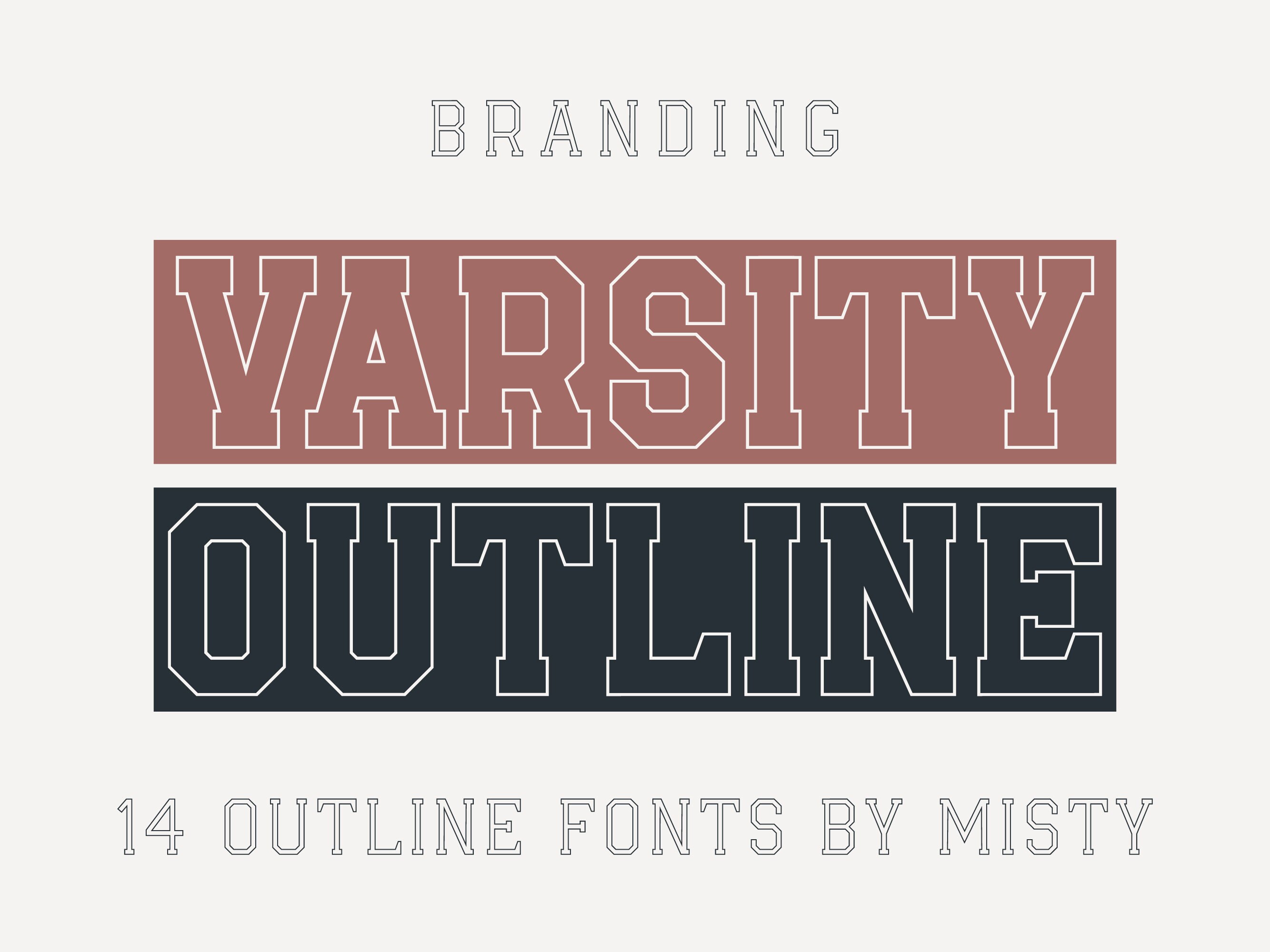 Varsity Outline Font Svg Varsity Letters College Font Football - Etsy