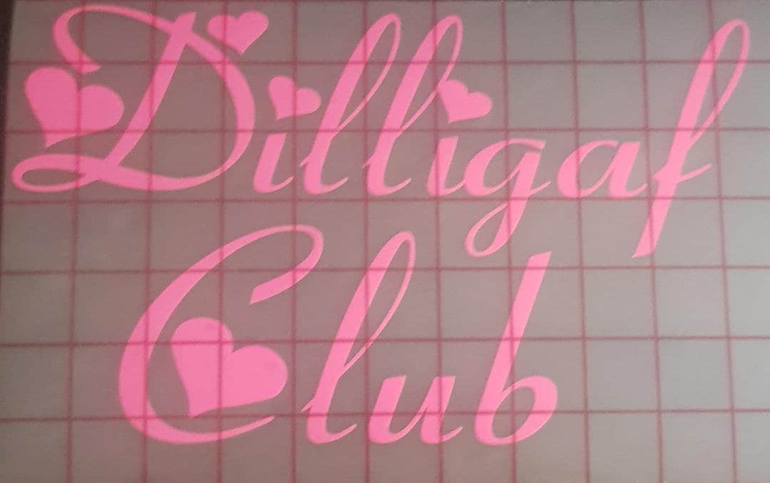 Dilligaf Vinyl Decal Car Sticker Van Motorhome Mirror Campervan Bumper ...