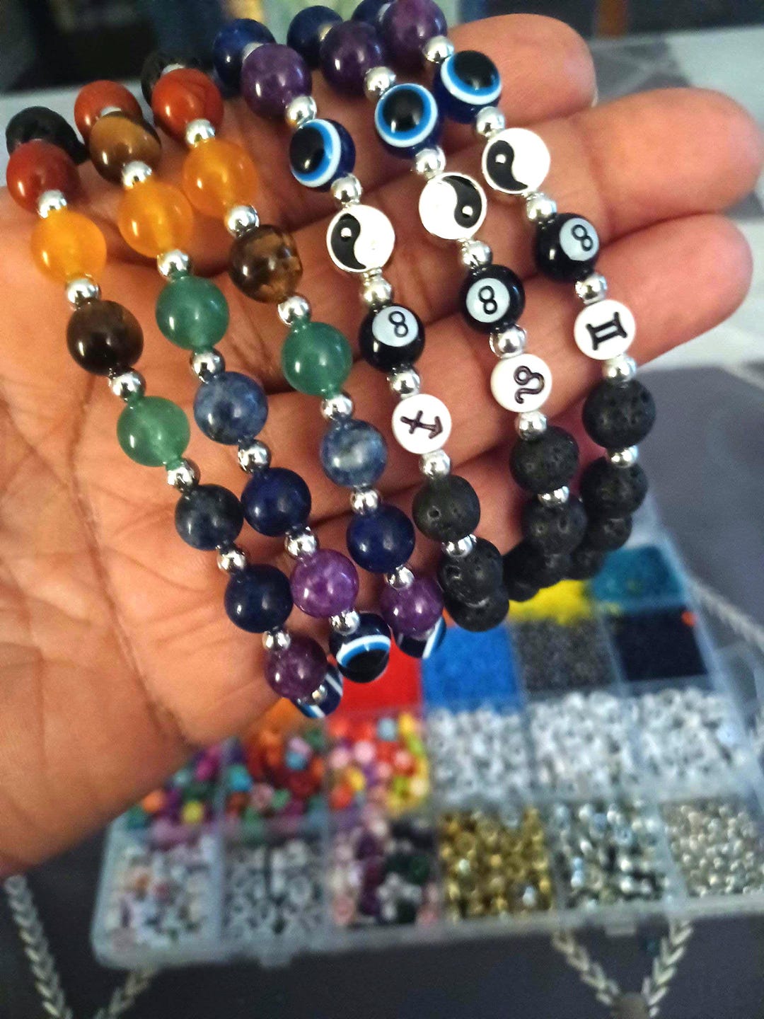 Good Luck Charm Bracelets (chakra) - Etsy
