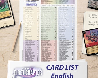 Digital Download Card List Checklist Lorcana Shimmering Skies English ...