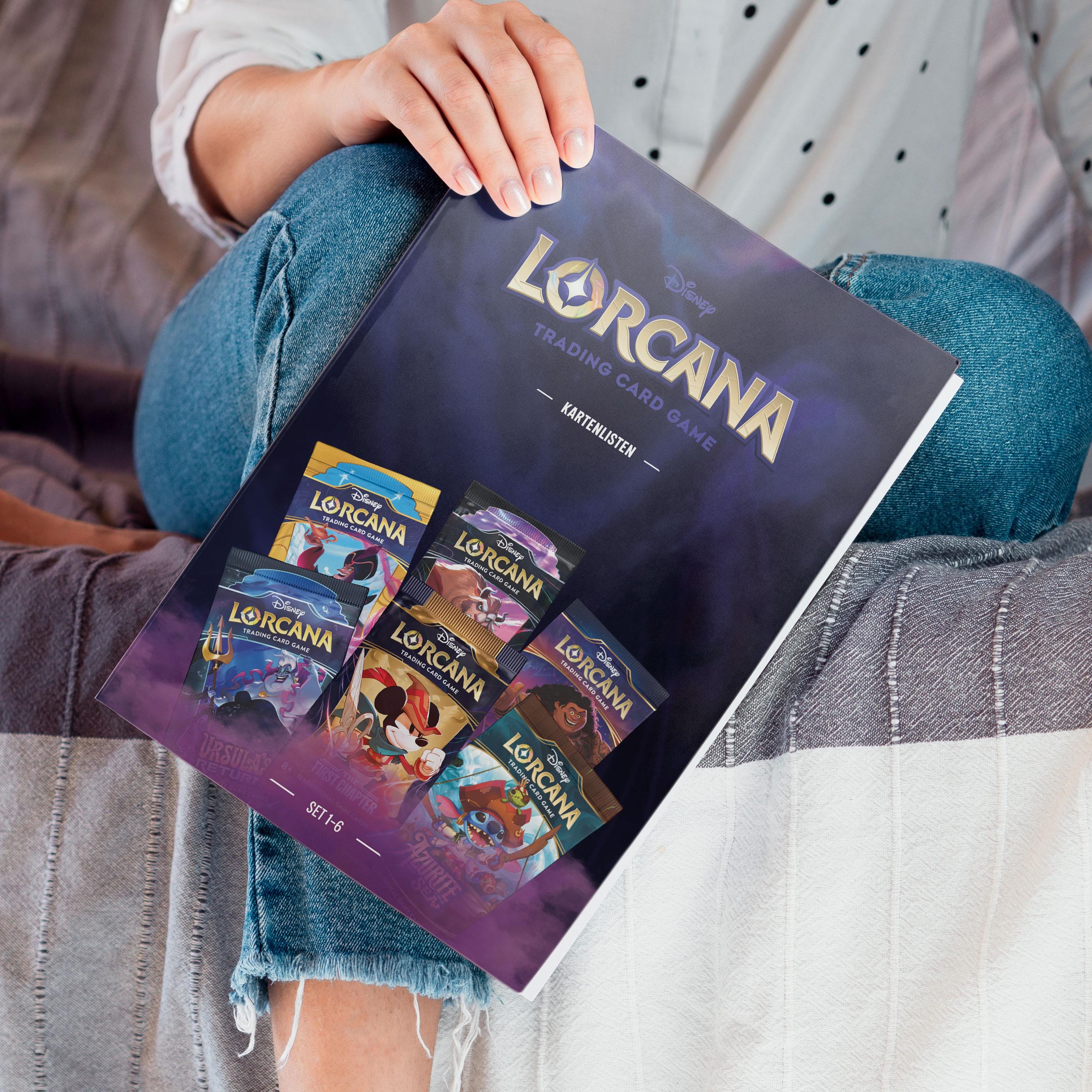 Brochure Card List Checklist Directory Lorcana Folder Book German Set 1 ...