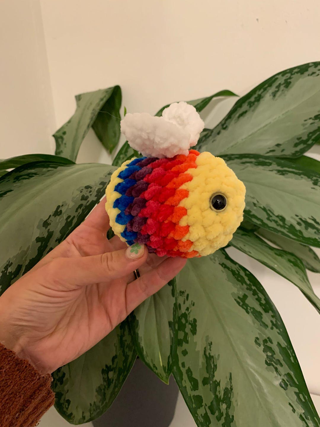 Crocheted Rainbow Bees - Etsy