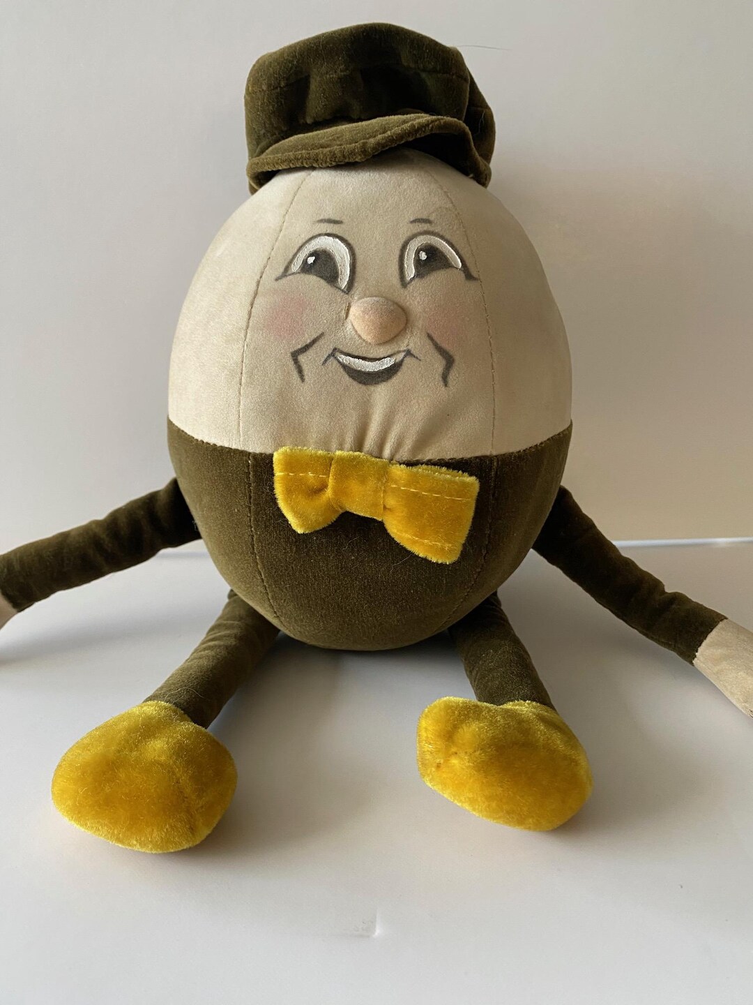 Merrythought Humpty Dumpty Vintage Stuffed Toy / Doll Made of Velveteen ...