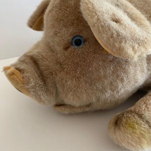 Steiff Oversize Blue Eyed Pig With Tag and Button - Made in Germany - Etsy