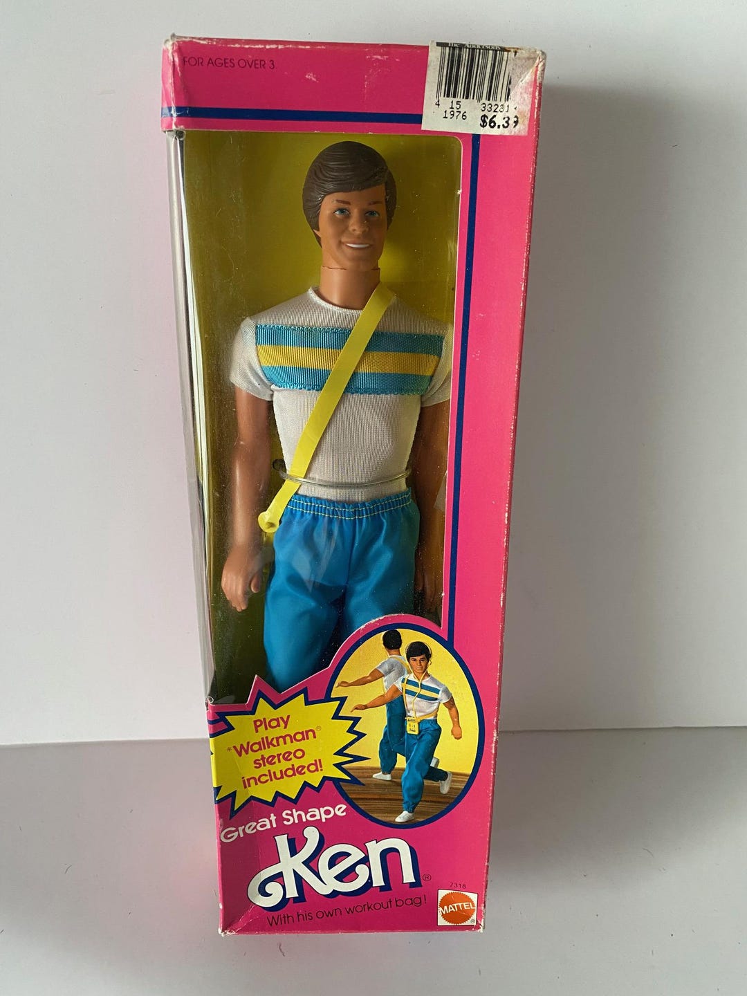 Great Shape Ken With Walkman & Workout Bag, Sony Walkman, Extra Tape ...