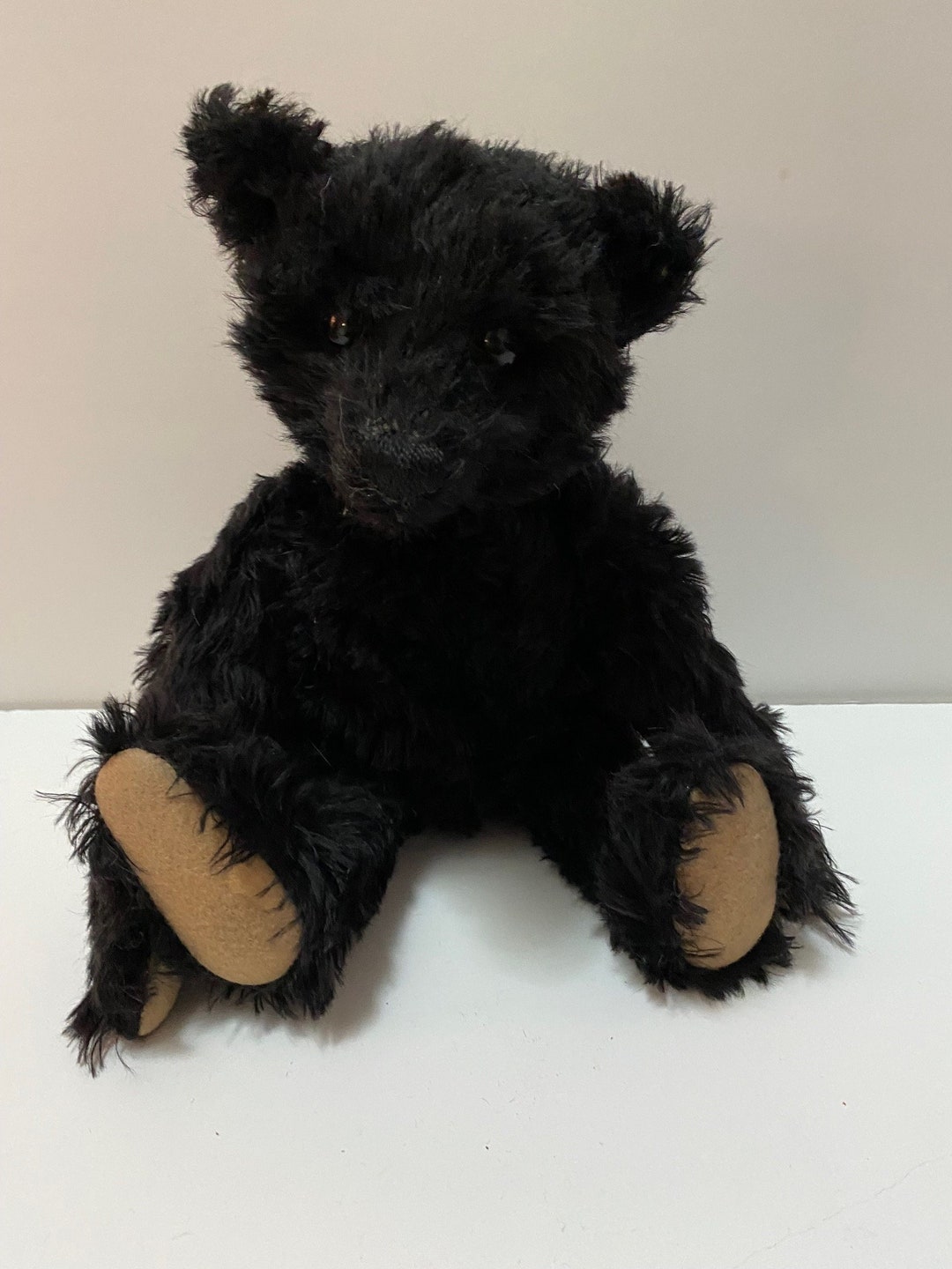Steiff Black Mohair Teddy Bear Replica Titanic Bear - Etsy
