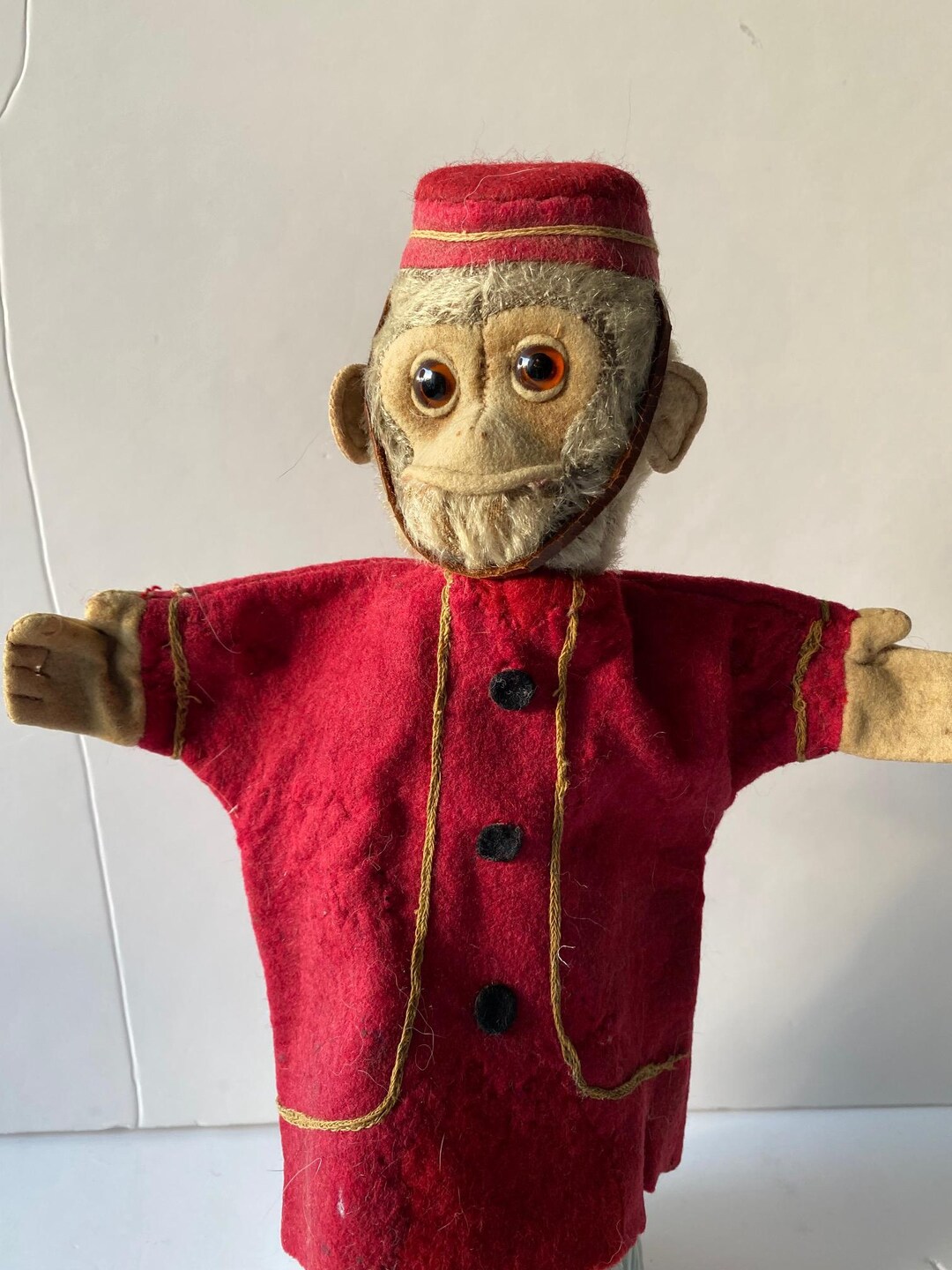 Early 1920's 1930's Schuco Bellhop Monkey Puppet - Made in Germany - Etsy