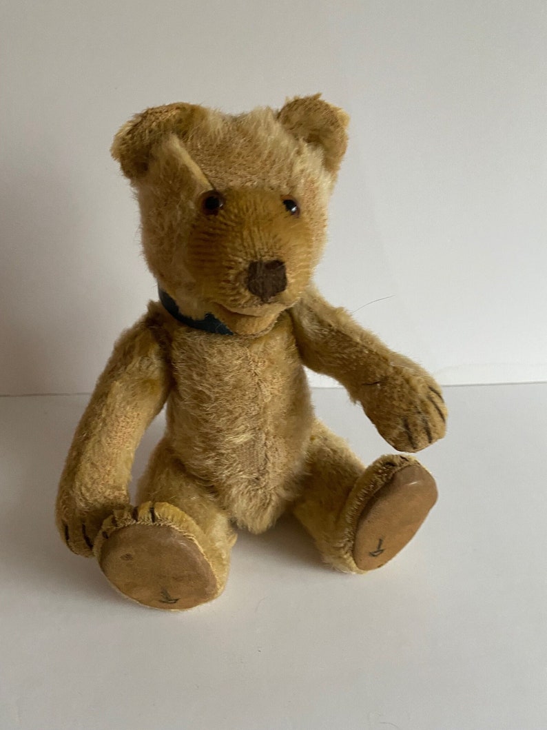 Steiff 1950's Original Teddy Baby Bear With Leather Paws 8 1/2 Inches ...