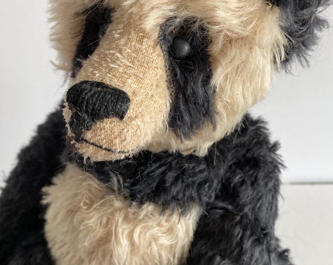 Vintage Style Steiff Like Teddy Bear - Panda Bear - Mohair - Murphy ...