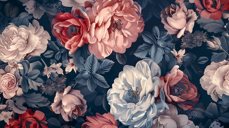 Vintage Floral Art Paintings Screensaver for Tvs Bundle Flower ...