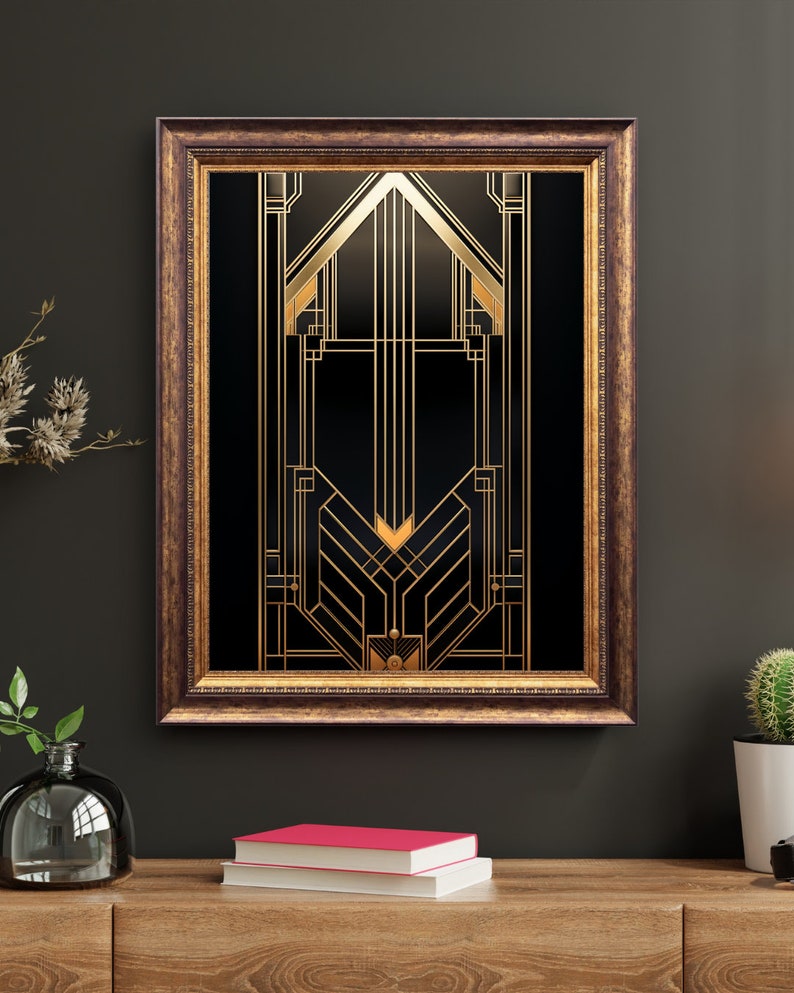 Reflective Radiance: Deco Matrix | Wall Art | Printable Wall Art ...