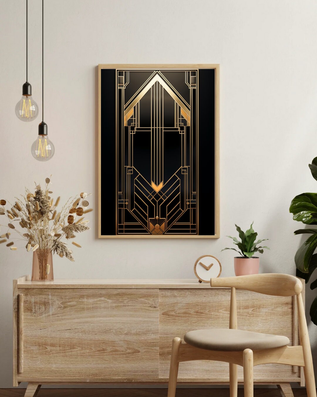 Reflective Radiance: Deco Matrix | Wall Art | Printable Wall Art ...