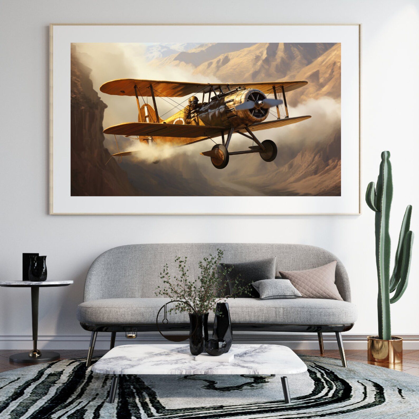 Golden Age of Flight: 1920s Biplanes and Aviators Wall Art Printable Wall Art Trendy Wall Art - Etsy