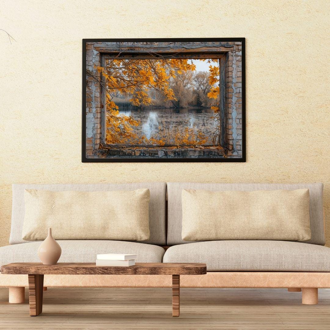 Autumn's Golden Embrace Wall Art Printable Wall Art Trendy Wall Art - Etsy