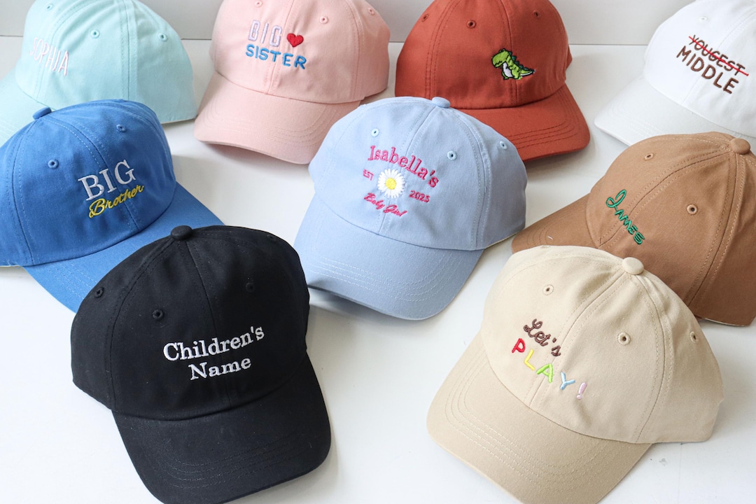 Customized Children's Sun Protection Hats, Embroidered Baseball Caps ...