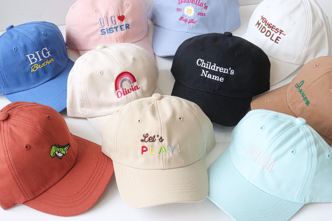 Customized Children's Sun Protection Hats, Embroidered Baseball Caps ...