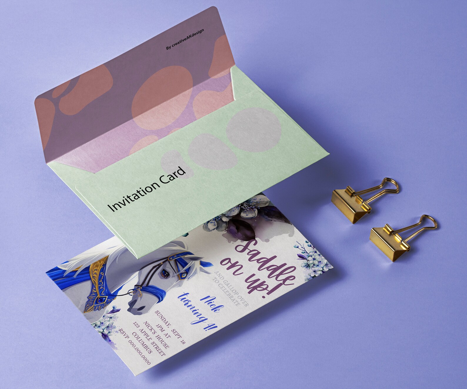 Editable Girl Birthday Invitation Canva Template Girl Party Invitation ...