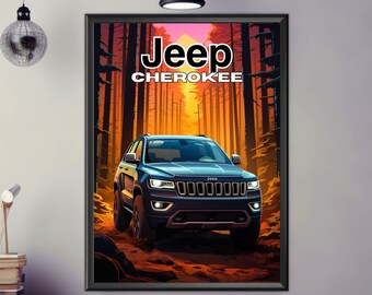 Retro 1984 Jeep CJ-7 Poster Retro Magazine Ad Car Poster - Etsy