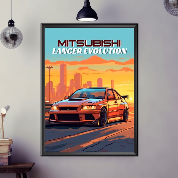 Mitsubishi Car Art - Etsy